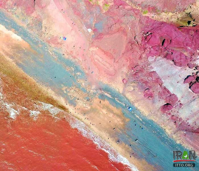 PHOTO: Silver and Red Beach of Hormuz - Iran Travel and Tourism
