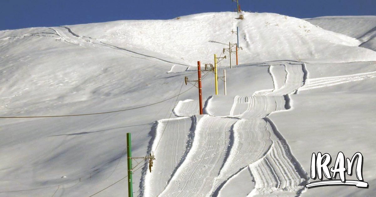 PHOTO: Khor Ski Resort near Karaj-Chalus Road - Iran Travel and Tourism