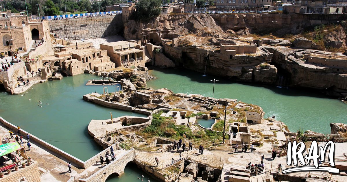 PHOTO: Shushtar Historical Hydraulic System - Khuzestan Province - Iran ...