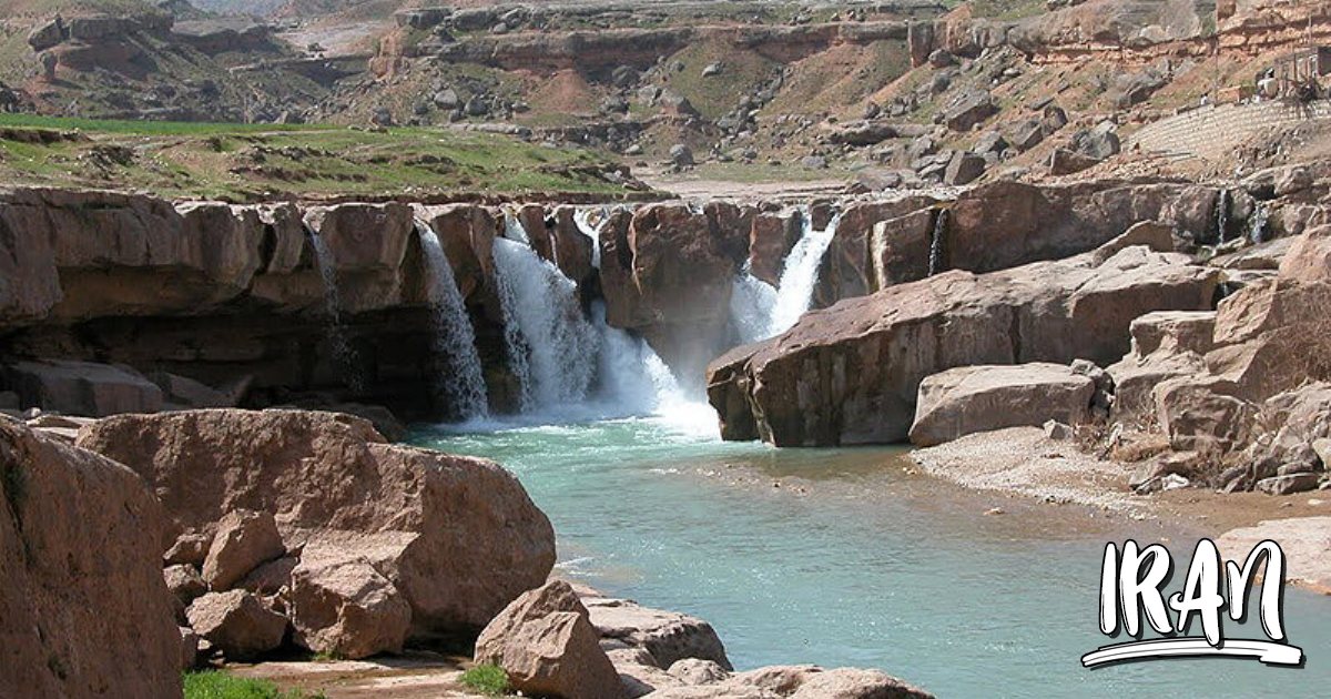 PHOTO: Afrineh Waterfall - Pol-e Dokhtar - Iran Travel and Tourism